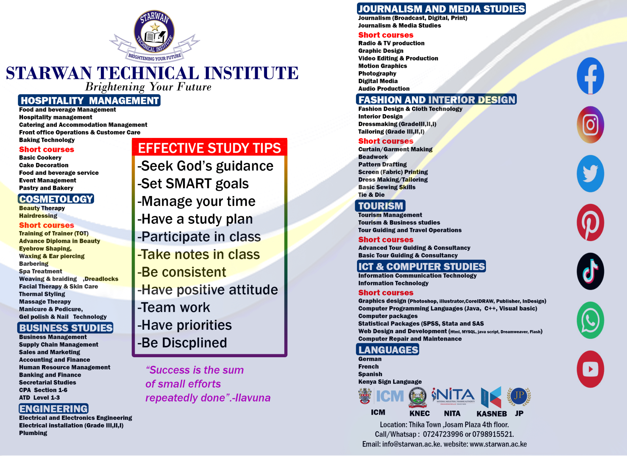 Fee Structures - Starwan Technical Institute